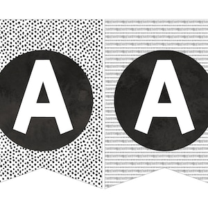 Neutral Classroom Decor Editable Bulletin Board Bunting Pack | B+W ...