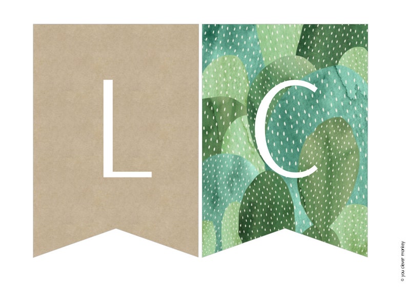 CACTUS Classroom Bunting Pack - Etsy