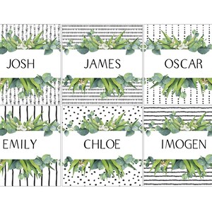 GUM LEAF Classroom Labels Signs Pack Eucalyptus Class - Etsy Canada