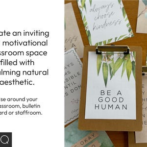 Australian Eucalyptus Inspirational Growth Mindset Wall Posters for ...