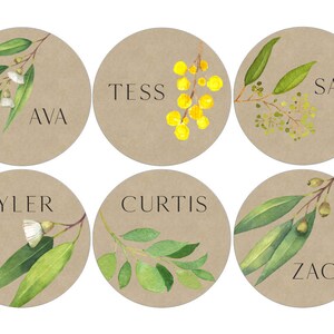 Australian Eucalyptus Class Theme Editable Class Door Decor Bulletin ...