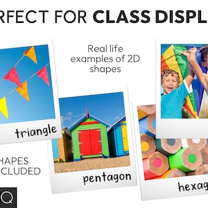 Non Fiction 2D Shape Posters With Real Life Photos - Etsy