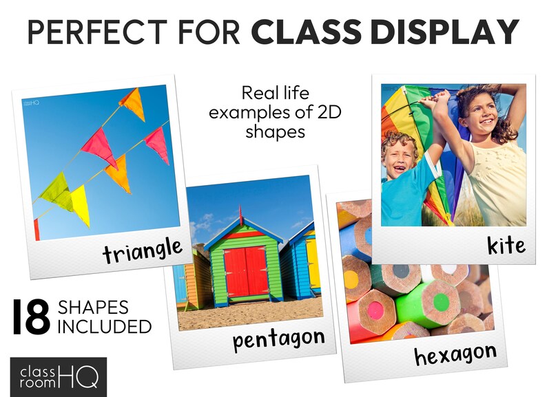 Non Fiction 2D Shape Posters With Real Life Photos - Etsy