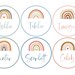 Modern BOHO RAINBOW Classroom Labels Signs Pack - Etsy