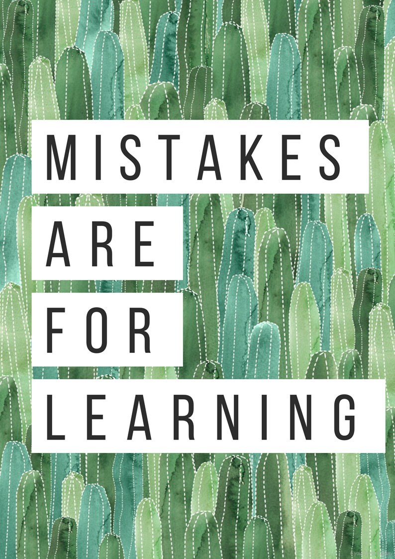 CACTUS Inspirational Growth Mindset Classroom Posters - Etsy