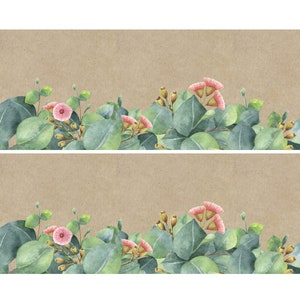 GUM LEAF Classroom Borders Eucalyptus Class Theme - Etsy
