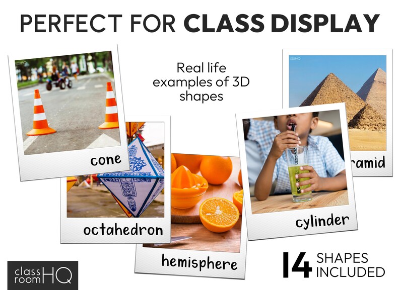 Non Fiction 3D Shape Posters With Real Life Photos - Etsy