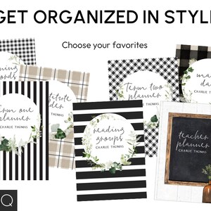 Rustic Farmhouse Classroom Decor Editable Binder Covers + Student Book ...