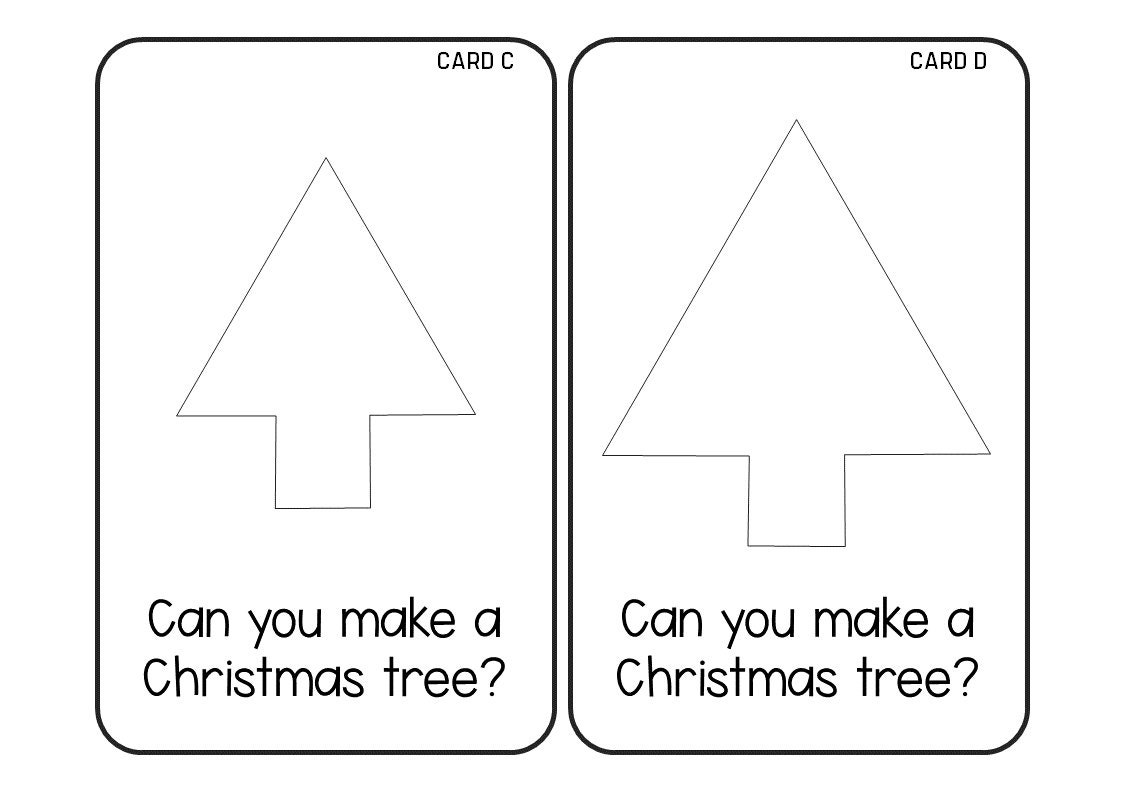 Christmas STEM Pattern Block Challenge Cards - Etsy UK