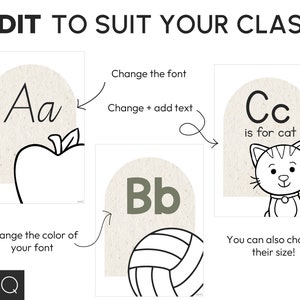 AUSSIE FLORA Alphabet Posters | Australian Eucalyptus Classroom Decor ...