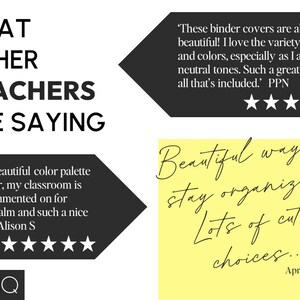 Modern BOHO RAINBOW Binders + Book Covers Pack - Etsy