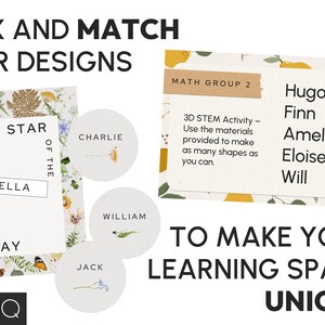 Vintage Cozy Natural Theme Editable Class Supply Labels, Student Name ...