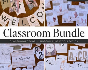 Number Posters Classroom Decor California Dreamer - Etsy Australia