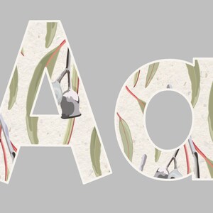 AUSSIE FLORA Bulletin Board Lettering Pack - Etsy