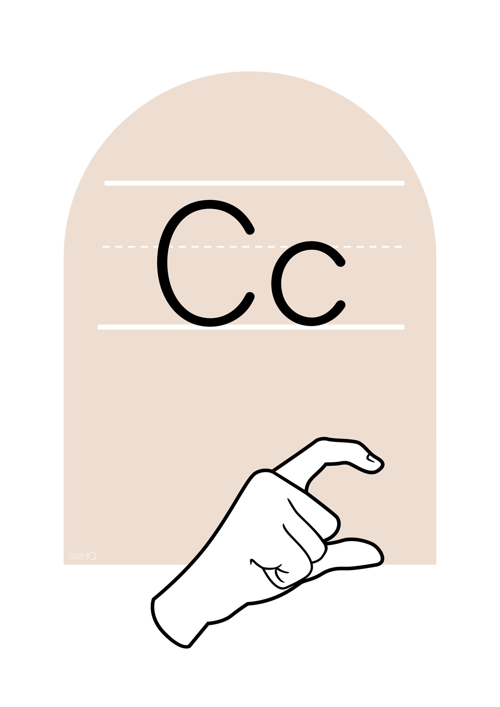 Neutral Classroom Decor ASL + Auslan Alphabet Posters | B+W NEUTRALS ...