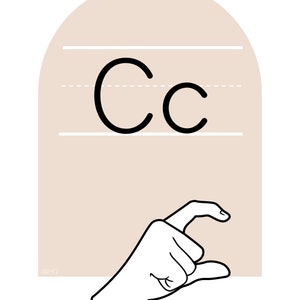 Neutral Classroom Decor ASL + Auslan Alphabet Posters | B+W NEUTRALS ...