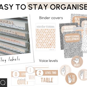 BW NEUTRALS Classroom Decor Bundle Neutral Class Theme - Etsy UK