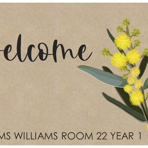 AUSSIE FLORA Classroom Door Banner Pack - Etsy