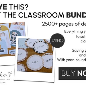 Wild Zoo Animal Theme Editable Classroom Calendar Kit ZOO TALES ...