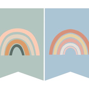 Modern BOHO RAINBOW Classroom Bunting Pack - Etsy