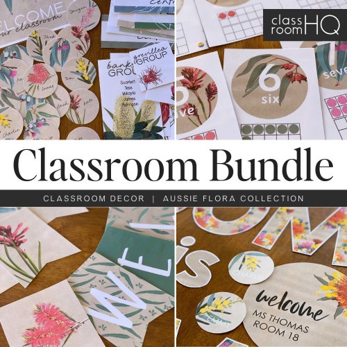 Boho Rainbow Classroom Decor Bundle Modern Classroom Decor - Etsy