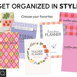 Editable Binder Covers & Student Book Covers | SPRING GARDEN Classroom ...