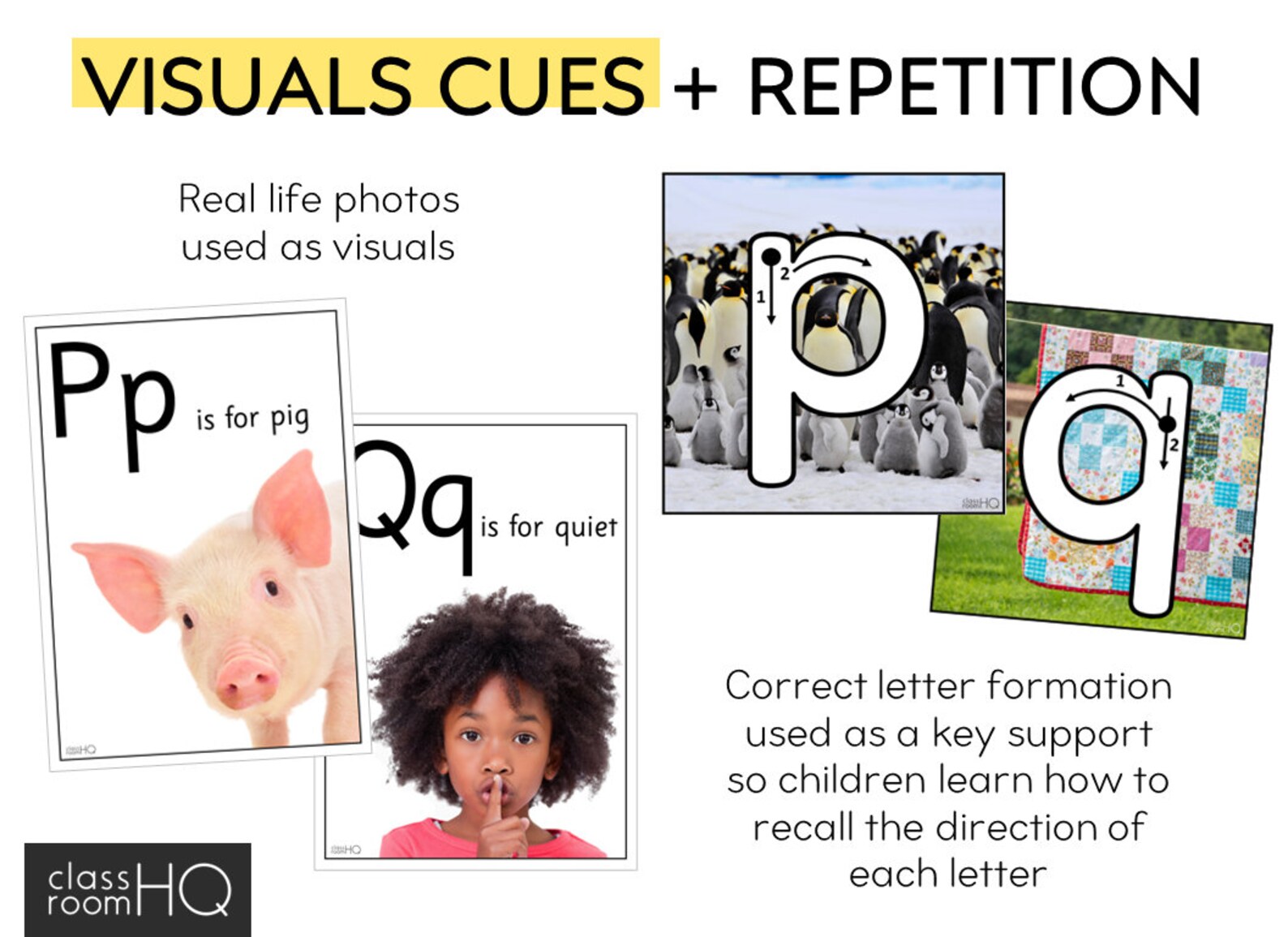 Letter Reversals - P + Q Letter Confusion Pack - Etsy