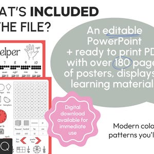Editable Math Display Math Wall Resources Pack | SPRING GARDEN ...
