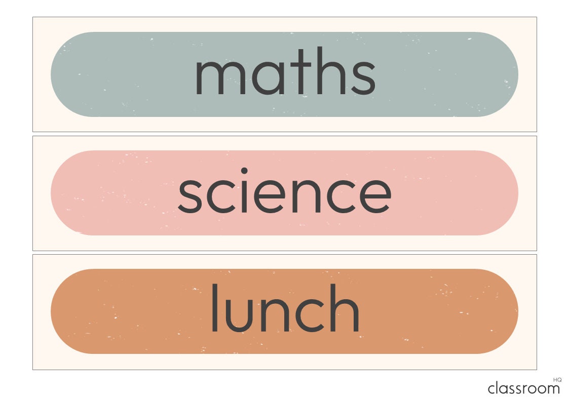 RETRO REWIND Classroom Timetable Pack Retro Classroom Decor - Etsy UK