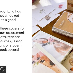 Woodland Forest Theme Classroom Decor Editable Binder Covers + Book ...
