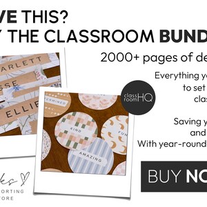 Vintage Cozy Natural Theme Classroom Decor Inspirational Classroom ...