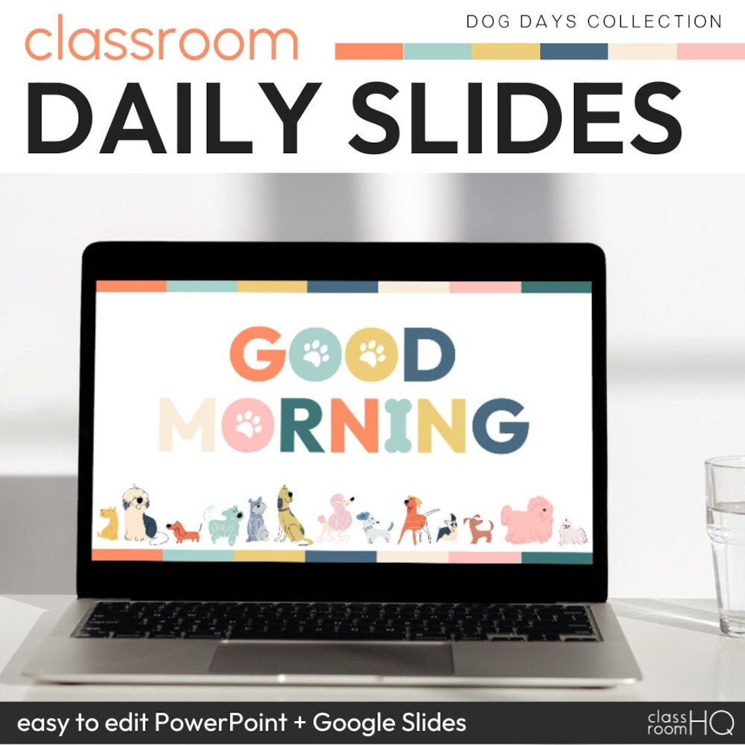 Daily Slides Templates With Timers Editable Powerpoint Plus Google ...