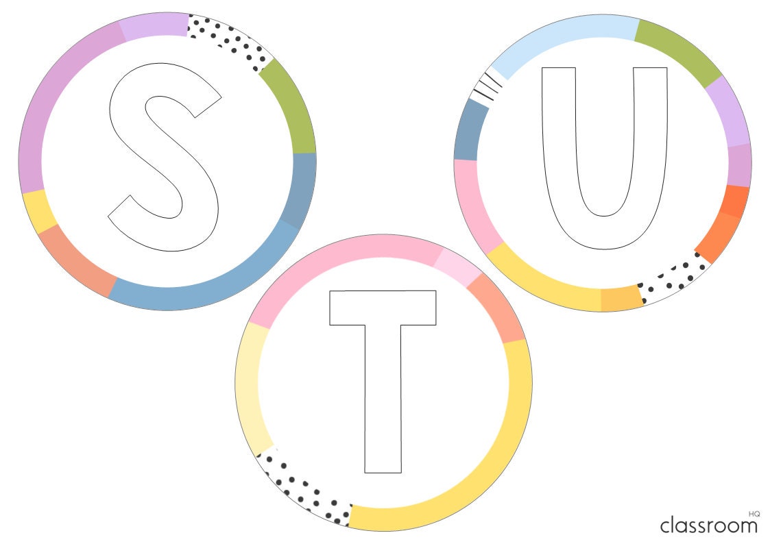 Pastel Modern Rainbow Classroom Decor Editable Word Wall Pack | OVER ...