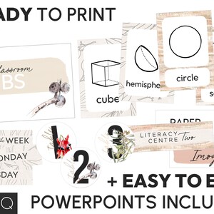MODERN AUSSIE Classroom Decor Bundle - Etsy Australia