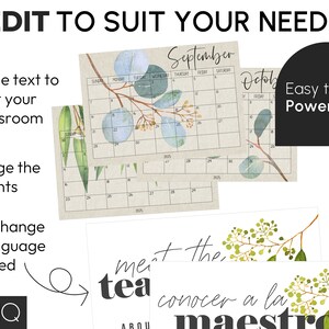 Eucalyptus GUM LEAF Classroom Decor BUNDLE Eucalyptus Class Theme - Etsy UK