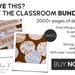 Vintage Cozy Natural Theme Classroom Decor Editable Large Classroom ...