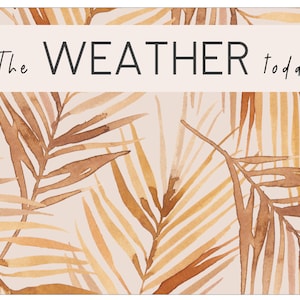 Calm Classroom Decor Neutral Class Theme Large Classroom Calendar ...