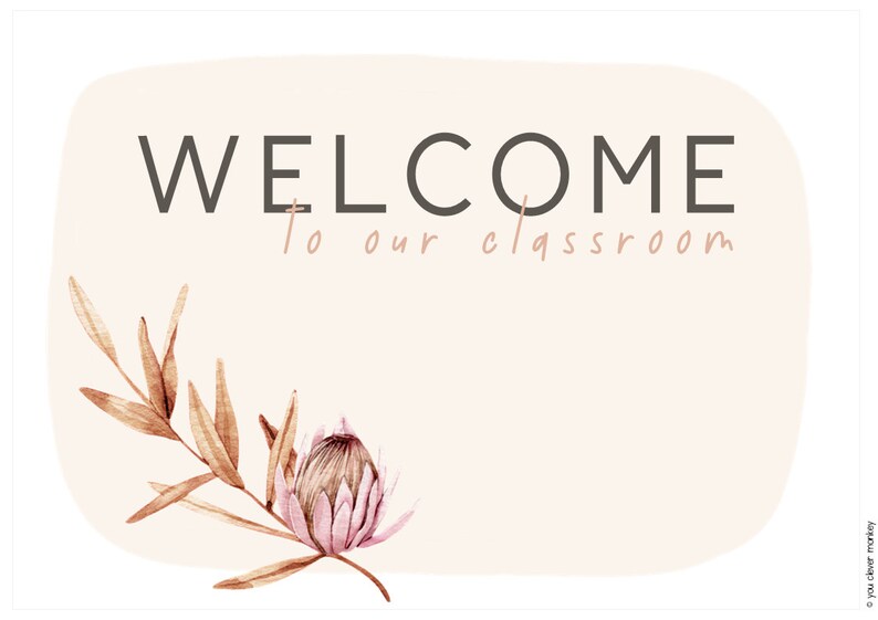 BOHO OASIS Classroom Door Bulletin Board Display Pack - Etsy Canada