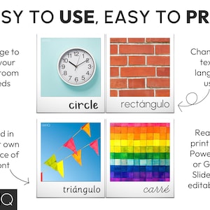 Non Fiction 2D Shape Posters With Real Life Photos - Etsy