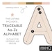 Modern Neutral Boho Theme Classroom Decor Traceable Alphabet | BOHO ...