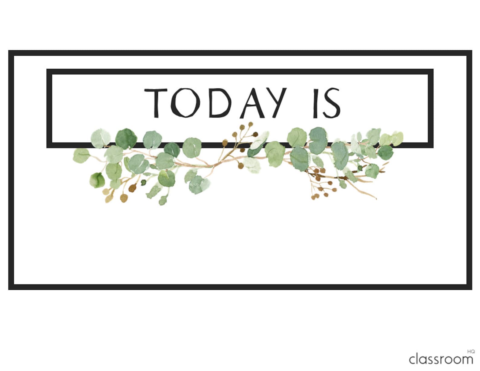 MODERN FARMHOUSE Large Classroom Calendar - Etsy