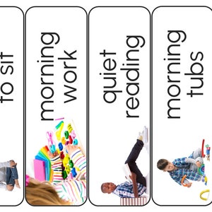 Daily Classroom Visual Timetable Class Schedule Cards - Etsy