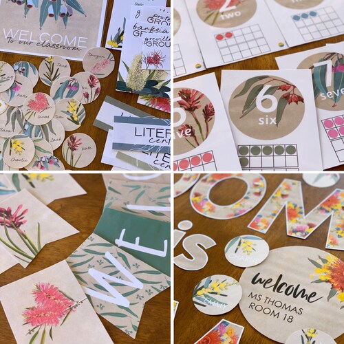 Boho Neutral Animal Print Classroom Decor Bundle Easy and - Etsy