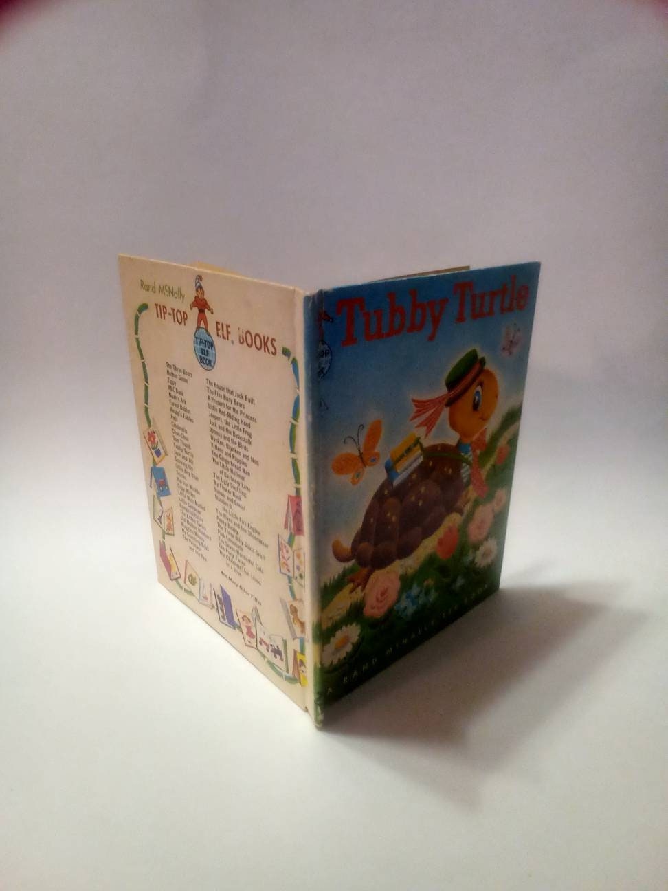 Vintage Tubby Turtle Children's Board Book 1959 - Etsy