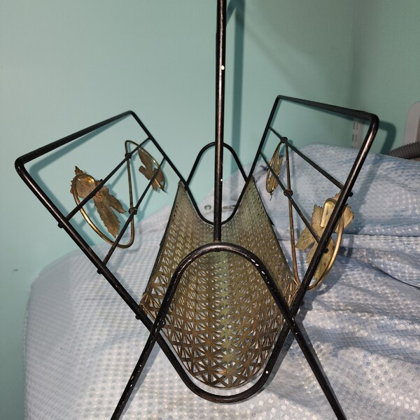 Gold Magazine Rack - Etsy