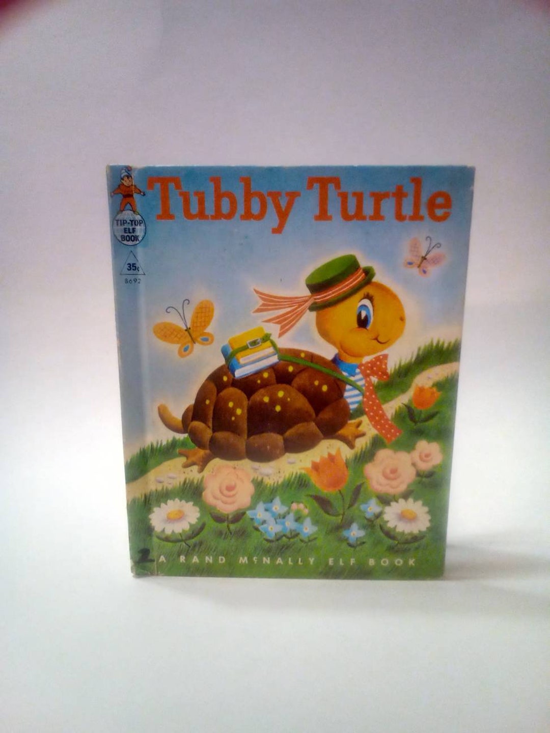 Vintage Tubby Turtle Children's Board Book 1959 - Etsy