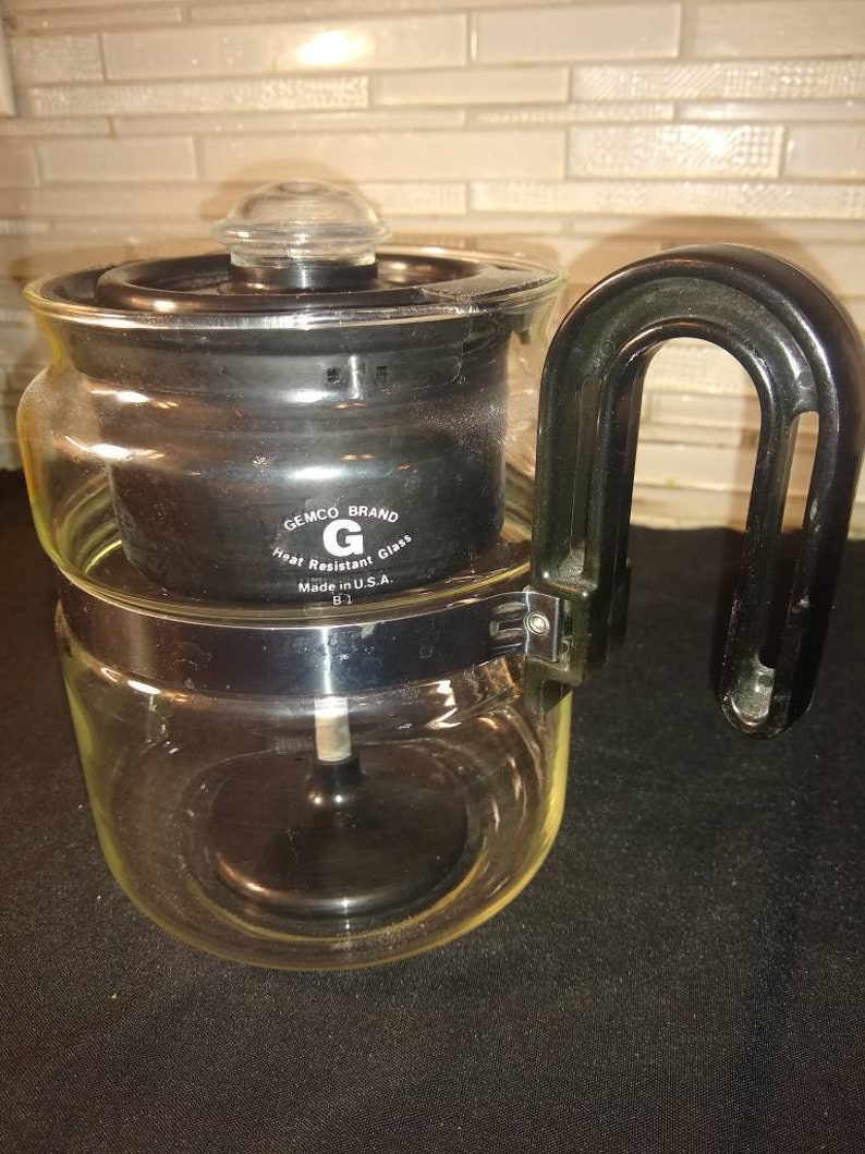 Gemco Glass Percolator Vintage - Etsy