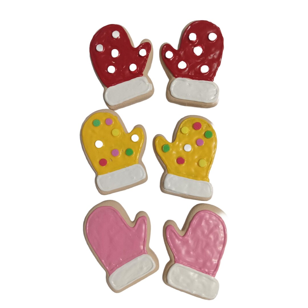 Clay Christmas Mitten Sugar Cookie Ornament Realistic Looking - Etsy