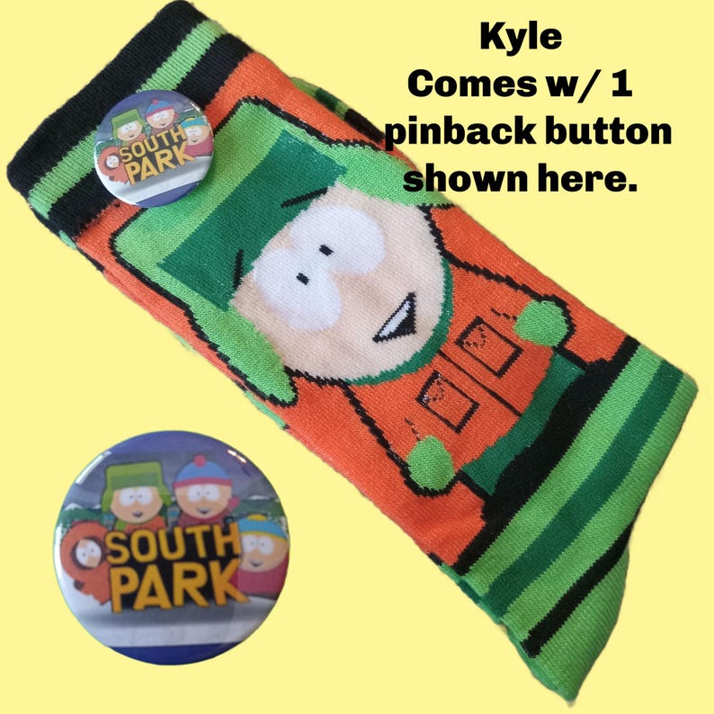 South Park Handmade Pinback Button Pins W/ Silly Socks - Etsy
