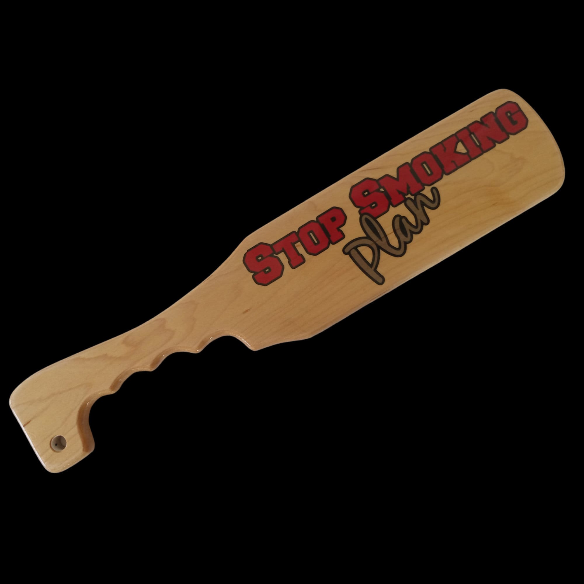 Maple Wood Spanking Paddle 14-1/2" X 3" X 1/2" Stop Smoking Plan - Etsy
